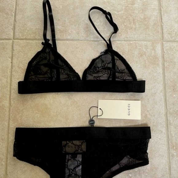 Gucci | Intimates & Sleepwear | Gucci Two Piece Bra Set | Poshmark